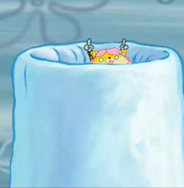 Squidward Snowball Fight