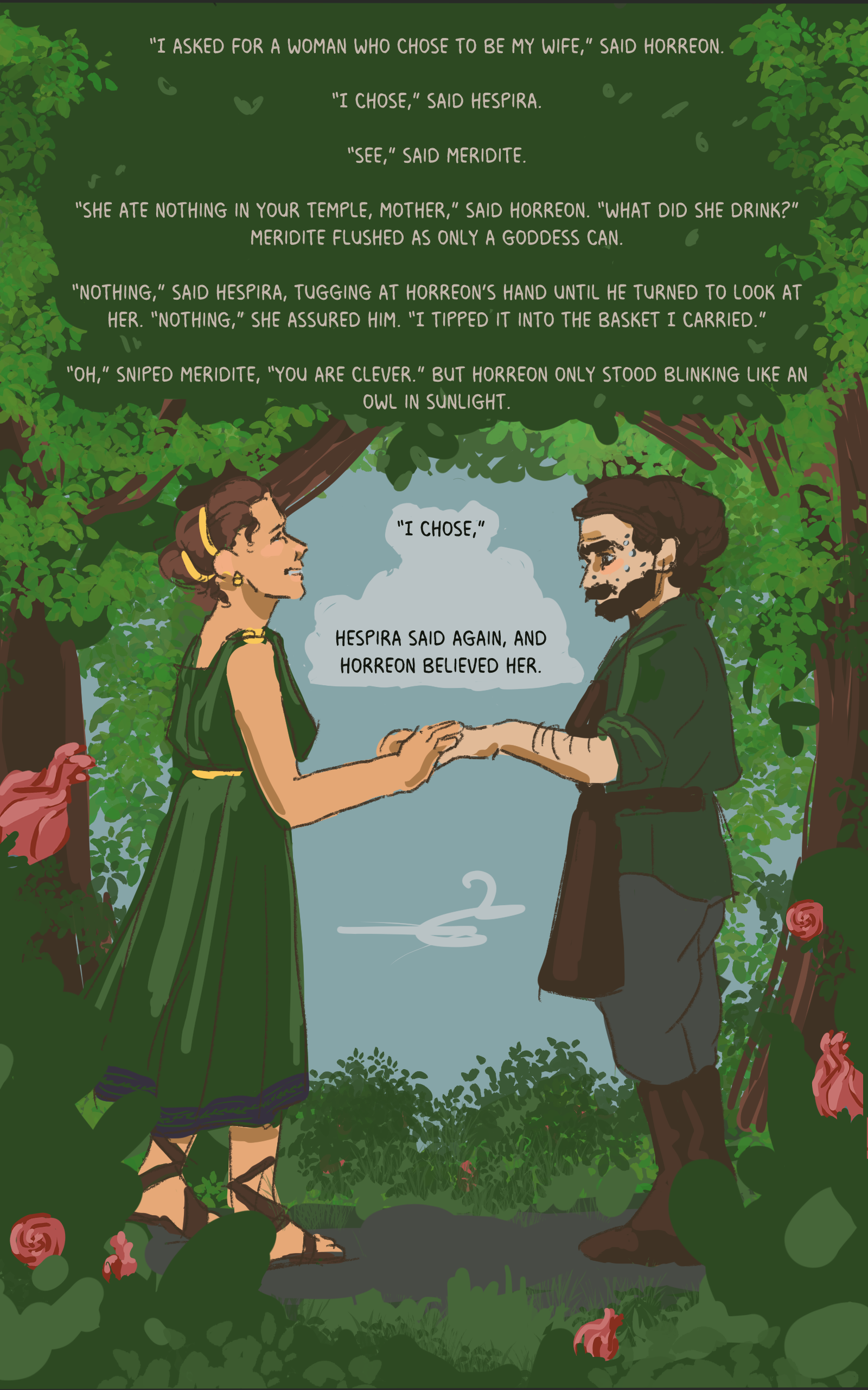 Hespira and Herreon [illustrated myth] - IridescentFeline - The Queen's ...