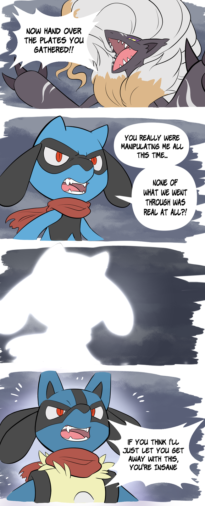 Lucario And Zoroark Comic