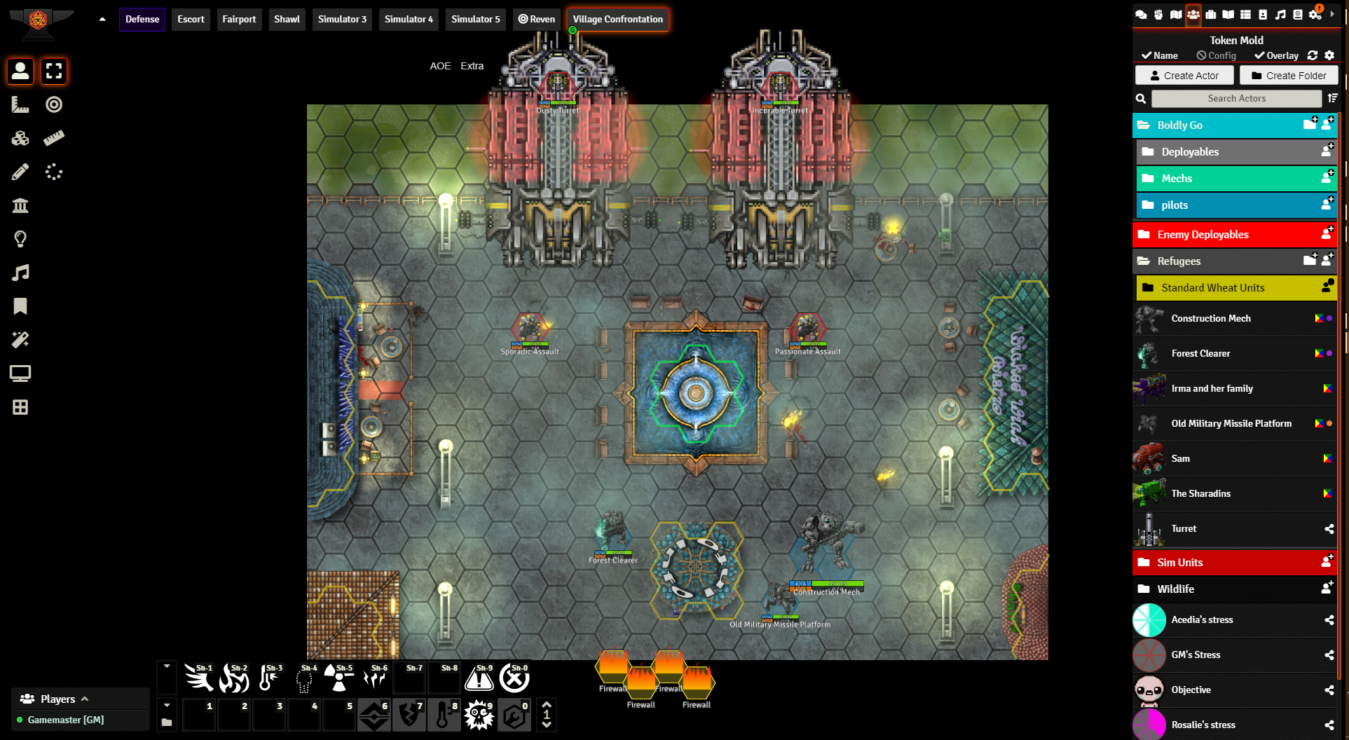 swamp invasion defense map — Weasyl