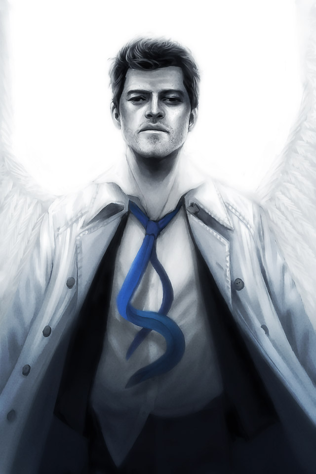 Castiel Angel Drawing
