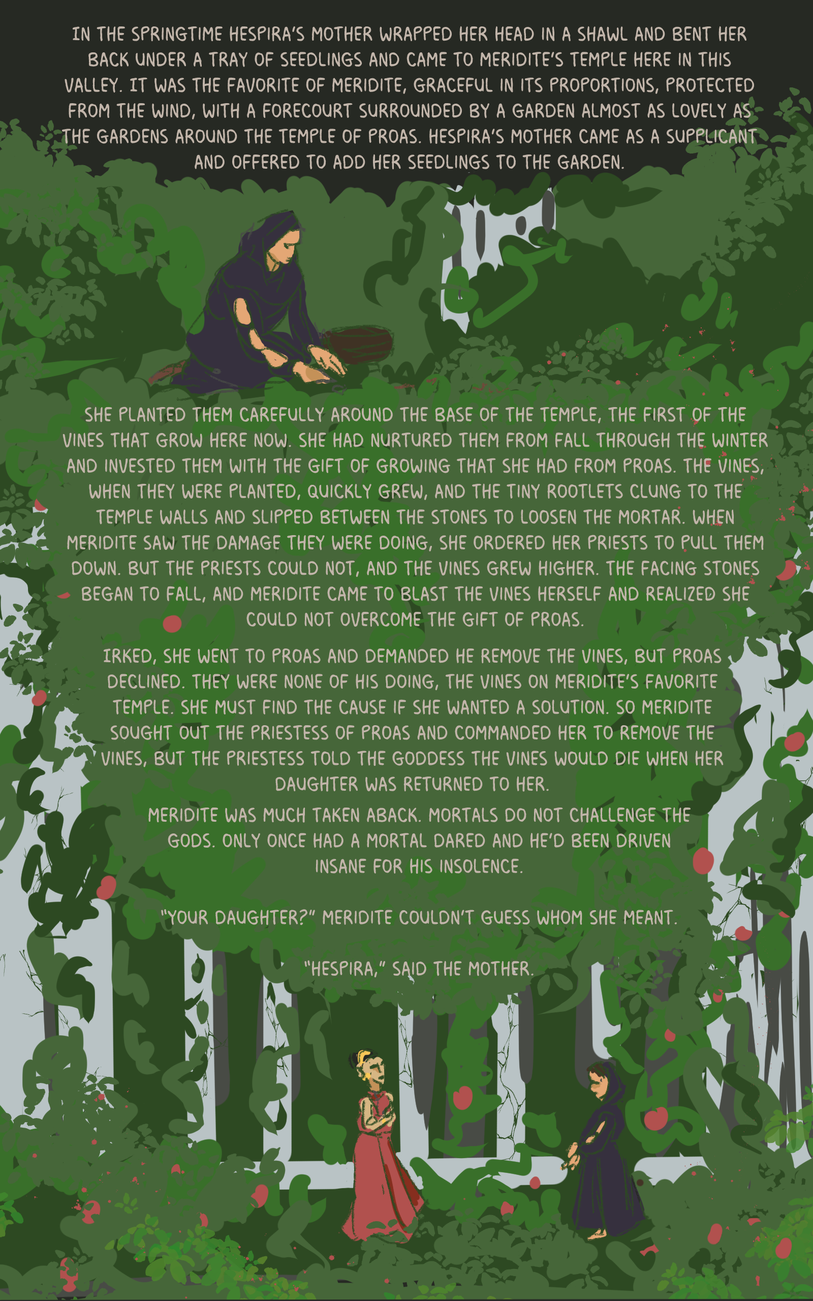 Hespira and Herreon [illustrated myth] - IridescentFeline - The Queen's ...