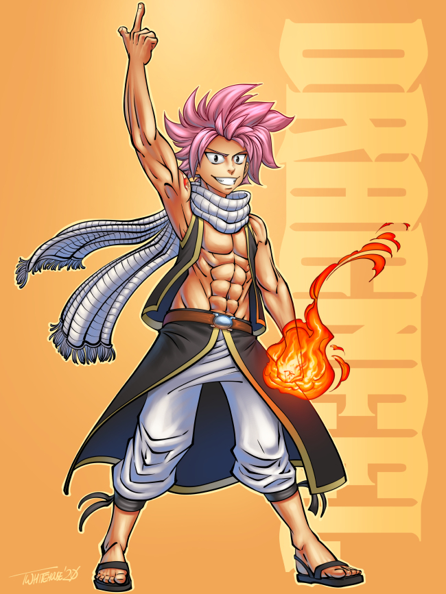 Fairy Tail Natsu Drawing Full Body