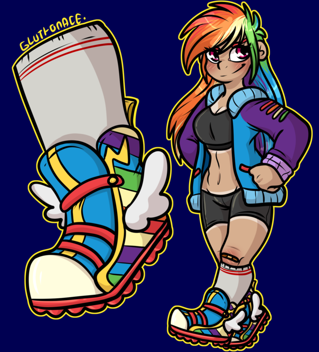 Rainbow Dash Human Form