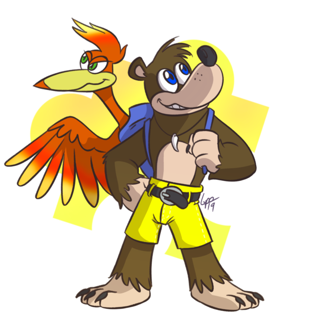 Banjo Kazooie Drawing