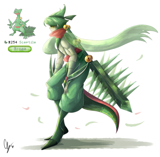 Treecko Gijinka