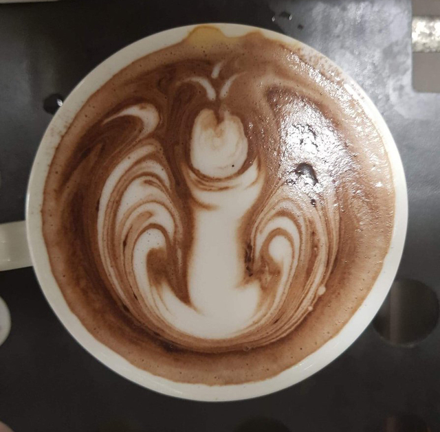 Good Morning Coffee Art