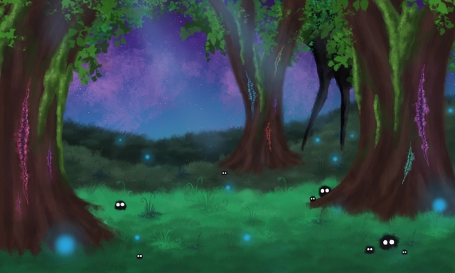 Pokemon Cartoon Forest Background