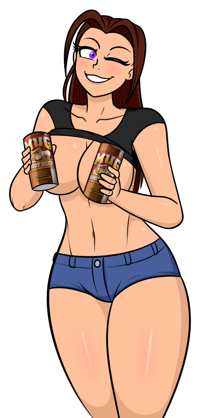 Rule 34 Ankaa Avarshina Big Breasts Brown Hair Incredibox Jean Shorts Purple Eyes Root Beer