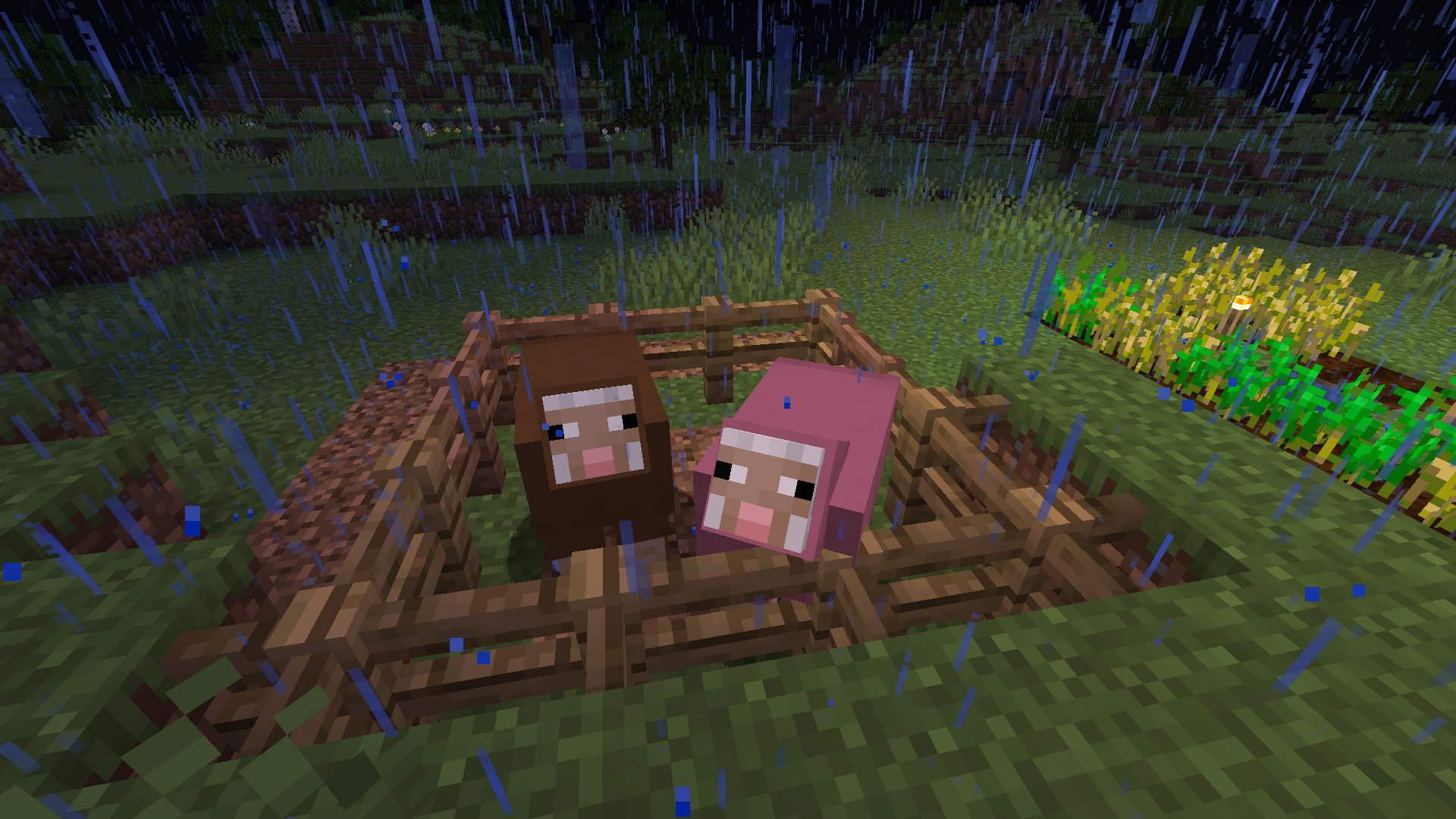 Sheep Pen Minecraft