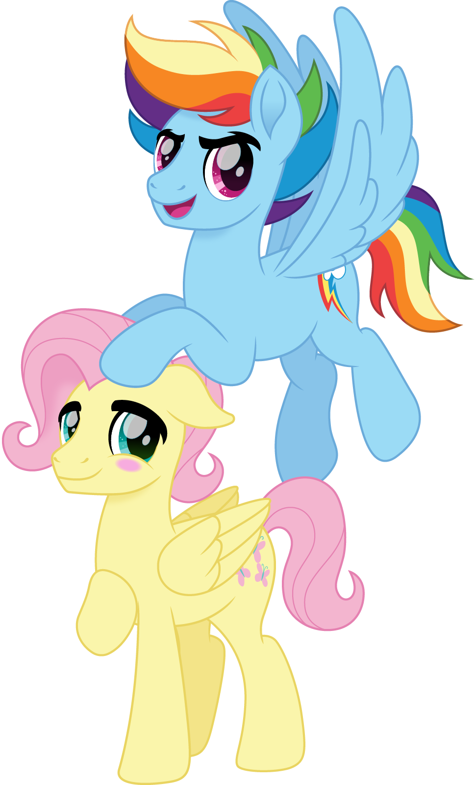 Mlp Rainbow Dash And Rainbow Blitz