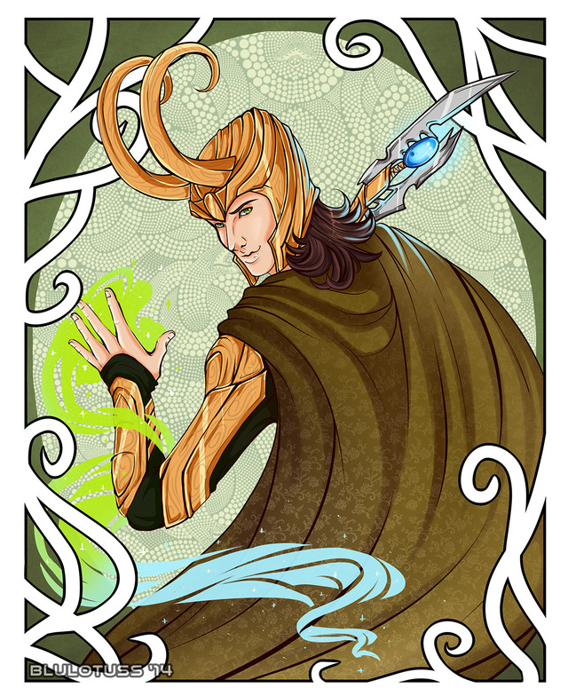 Loki Art Nouveau
